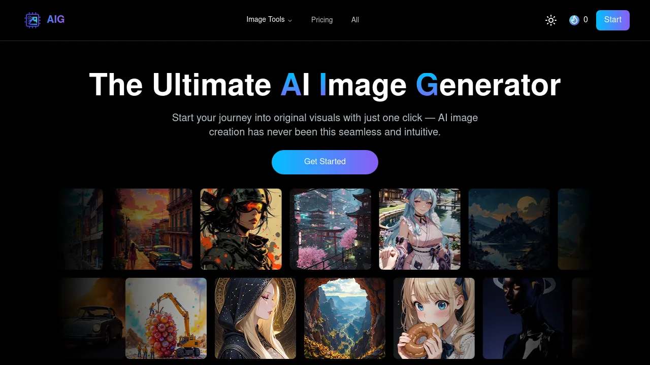 AIG - The Ultimate AI Image Generator - BestofAI